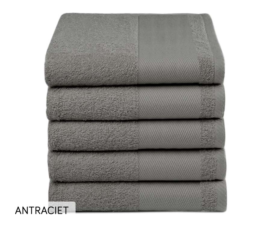 OPRUIMING: 5-Pack Zware Kwaliteit 100% Katoenen Handdoeken A