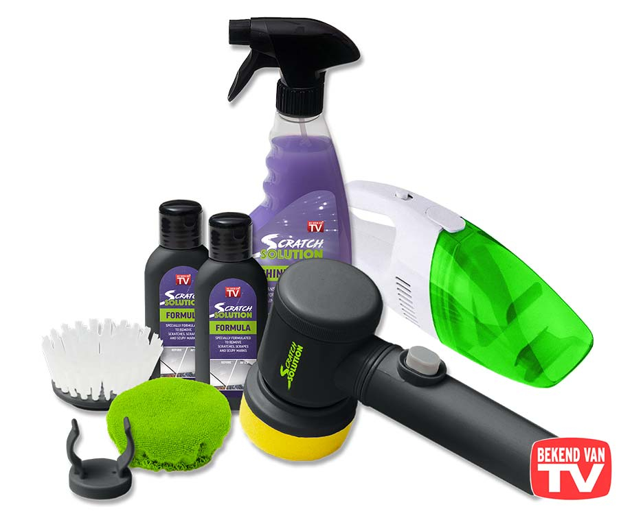 Scratch Solution - Elektrische Krasverwijderaar Met GRATIS Stofzuiger ...