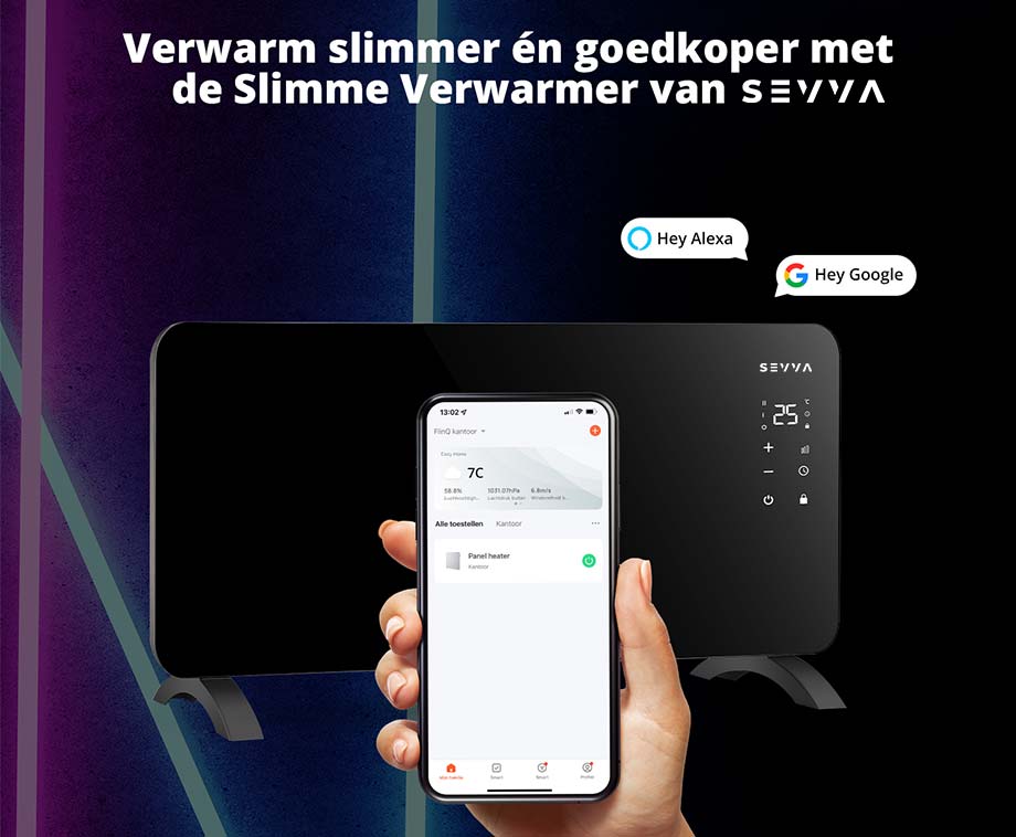 SEVVA Slimme Paneel Verwarming | VoordeelVanger.nl - Dagelijks topaanbiedingen!