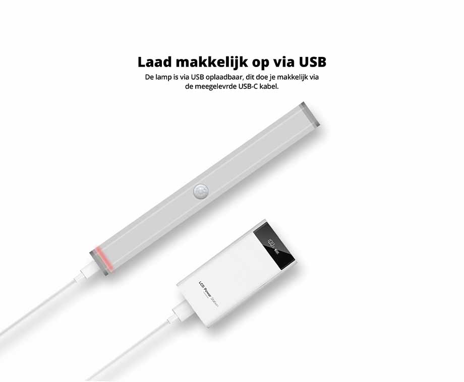 2-Pack SEVVA LED Round Bar Smart Sensor Light 30 cm Aanbiedi