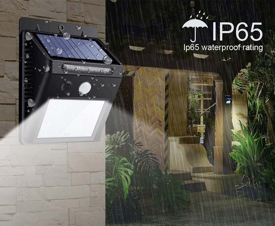 Solar 20 LED Wandlamp Met Sensor Aanbieding ⏰ | VoordeelVang