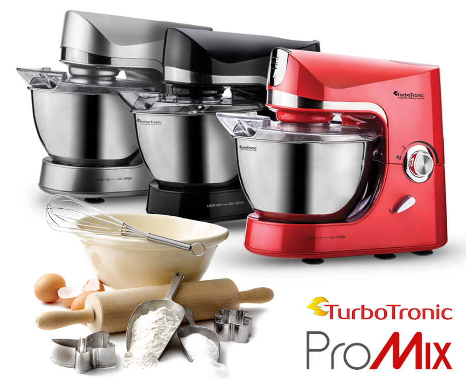 Turbotronic Pro Mix Stand Mixer - Verkrijgbaar In 3 Kleuren ...