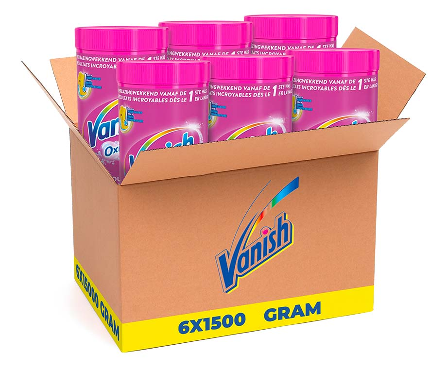 6 x 1500 Gram Vanish Oxi Action Aanbieding ⏰ | VoordeelVange